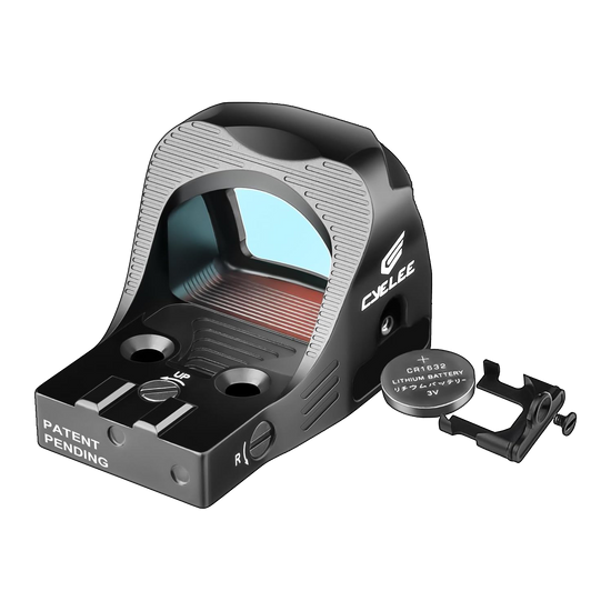 Cyelee Shark X PRO Red Dot – Low-Profile Deltapoint Pro Optic with Drop ...